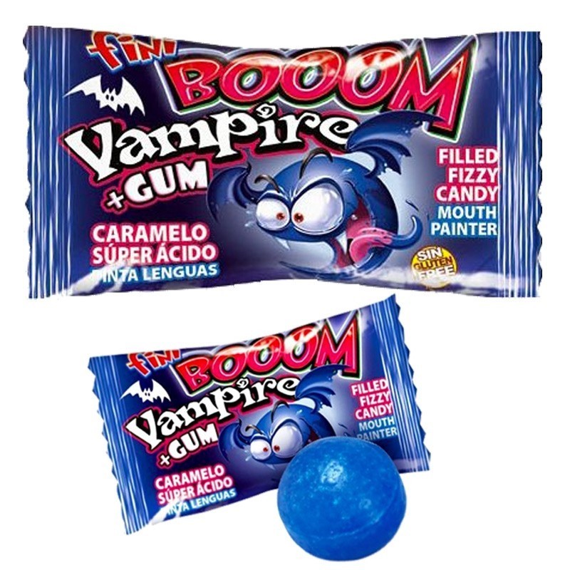 Booom Vampire Gum bubble gum vampire, 200 pièces